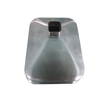 Custom metal stamping deep drawing rectangular funnel for oil press